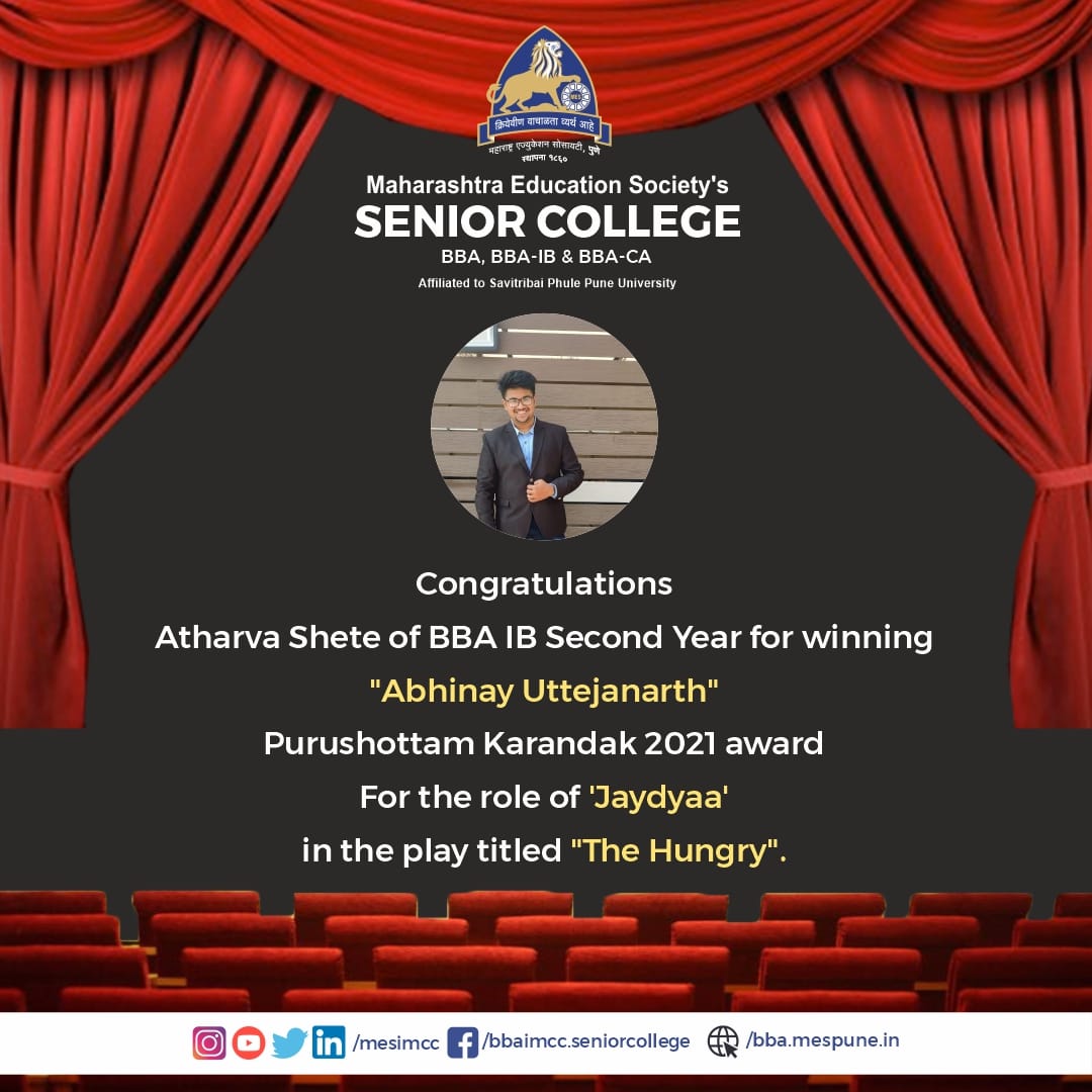 MES's Senior College, Pune | BBA, BBA(CA), BBA(IB)